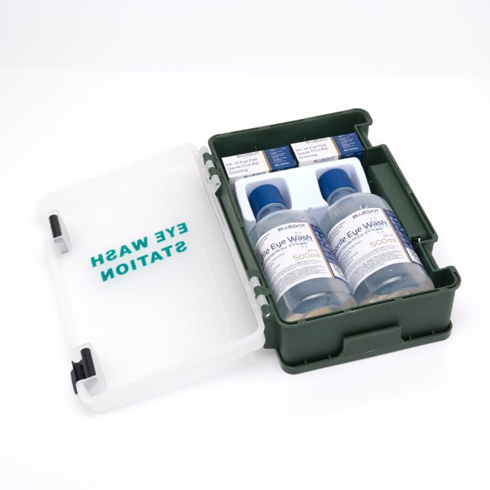 Blue Dot Eye Wash First Aid Kit in Standard Box | Fire Direct
